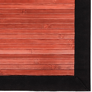 Red Lantern RUG-RB17-0608-5x8 Rug, 5 ft x 8 ft, Mahogany