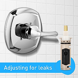 1222 Replacement Cartridge Kit for Moen One-Handle Posi Temp Faucets, Compatible with Moen Tub Shower