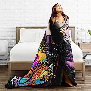 Shxjdthafa Selena Quintanilla Ultra-Soft Micro Fleece Blanket Throw Super Soft Blanket 60"x50"
