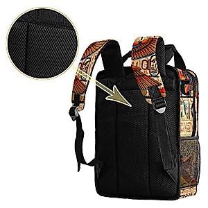 Travel Backpack,Carry On Backpack,Ancient Egyptian Vintage,Hiking Backpack Outdoor Sports Rucksack Casual Daypack