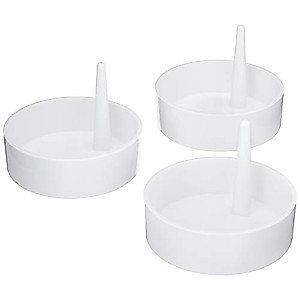 Amazon Basics Pivoting 3-Tiered Tray Jewelry Storage Organizer - White