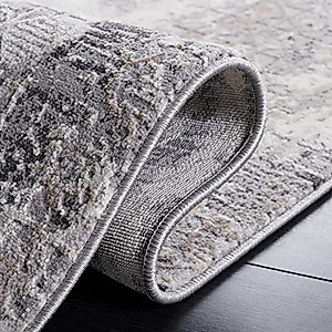 Safavieh Vogue Collection 9' x 12' Grey/Ivory VGE154F Modern Contemporary Abstract Area Rug