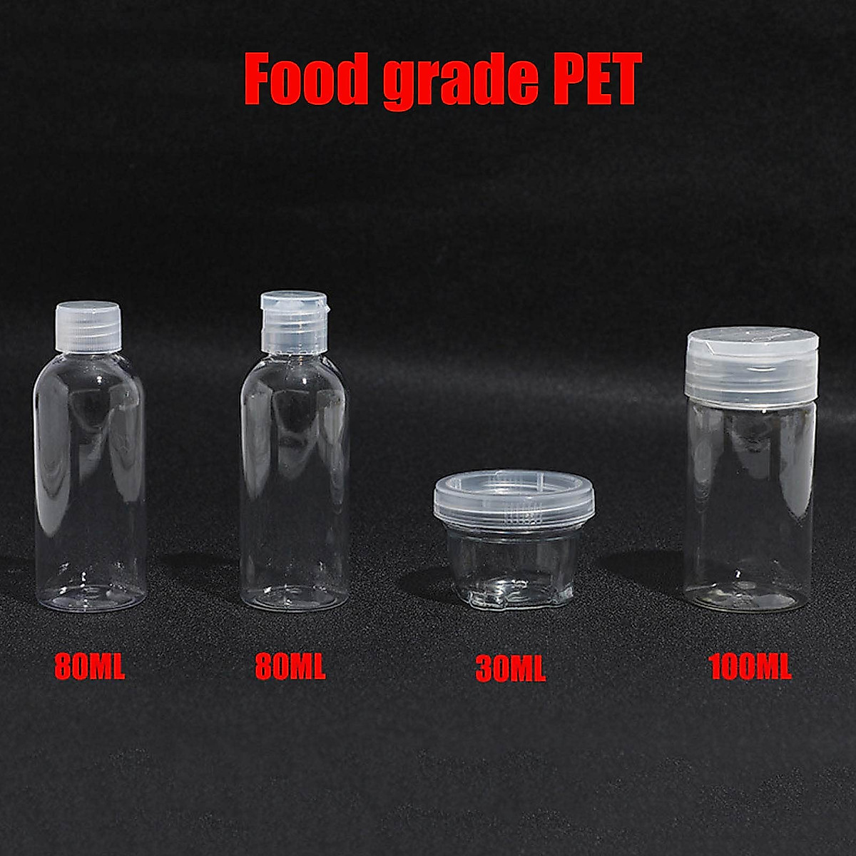 SALUTUY Seasoning Containers,9 Boxes Transparent Spices Container Set with Storage