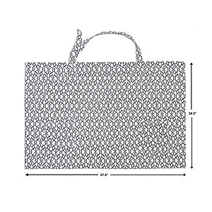 LK Baby Nursing Cover for Breastfeeding Privacy Soft 100% Cotton in Grey White