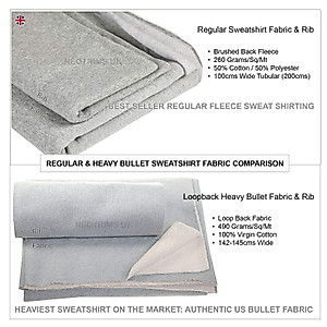 Sweatshirt Fabric for Hoddies and Dressmaking. 30 Colours of This Sweat Shirt Jersey Fabric. European Schools Approved and Tested Brushed Back Hoddy. Baby Pink 1 Metre