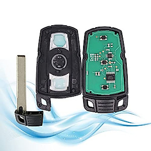 keyless Entry Remote fob 3 Buttons Replacement PCF7952 Chip for BMW CAS3 3/5 Series X5 X6 with Comfort Access 315MHz KR55WK49127 KR55WK49123 315MHz (Pack of 1)
