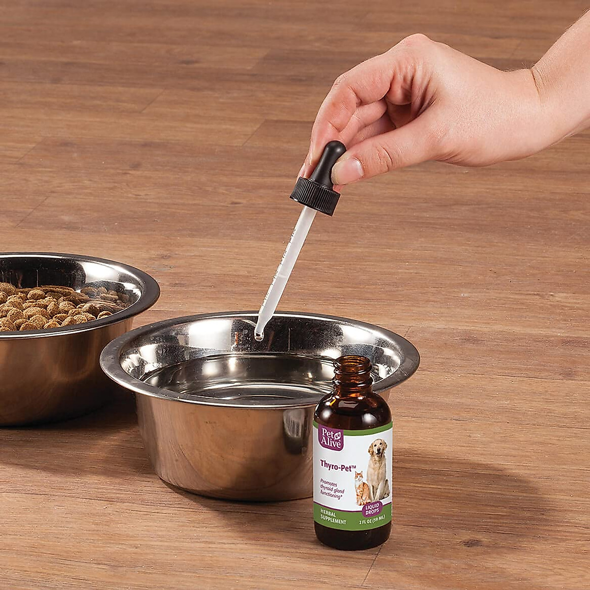 PetAlive Thyro-Pet - All Natural Herbal Supplement Promotes Normal Thyroid Gland Functioning in Dogs and Cats