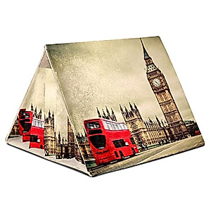Small Pet Hideout London UK Red Bus and Big Ben Hamster House Guinea Pig Playhouse for Dwarf Rabbits Hedgehogs Chinchillas