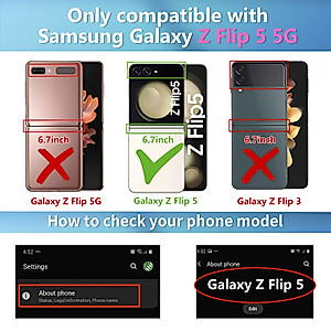 Plakill for Samsung Galaxy Z Flip 5 Case, Cute Butterflies Pattern Protective Designer Clear Soft TPU Bumper Shockproof Phone Cases for Galaxy Z Flip 5 for Women Girls, 6.7"