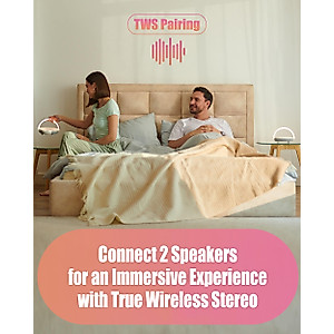 BELMAK Bedside Lamp with Wireless Charger, Phone Charging Lamps for Bedroom, Speaker Lamp Bluetooth Wireless, 6 in 1 Touch Bedside Lamp, Unique Gifts for Women, Dad, Mom, Men Birthday Gift Ideas