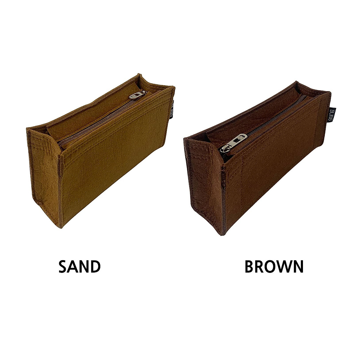 KEEPBLING Purse Organizer for Burberry Canvas Pocket Inserts Bag in Bag Shapers