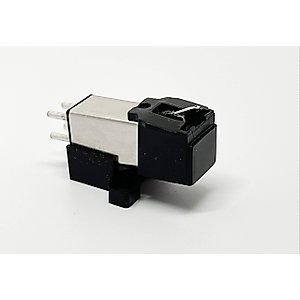 Cartridge, conical Black Stylus, needle for Technics SL-1200, SL-1210, SL-1600, SL-1610, SL-1700, SL-235, SL-23A, SL-B2, SL-B202, SL-B205, SL-B3