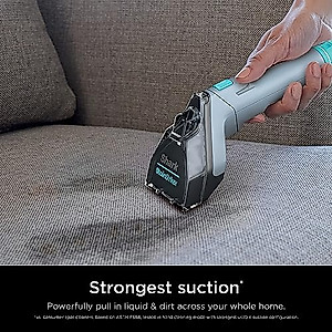 Shark PX202BRN StainStriker Portable Spot, Stain, & Odor Eliminator for Carpets, Area Rugs, Upholstery, Cars, with Bonus Accessories and Cleaning Solutions, Perfect for Pets, Nordic Blue