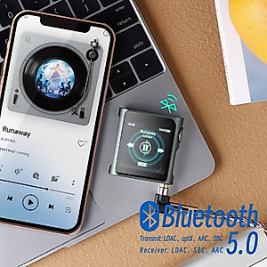 SHANLING M0 Pro MP3 Player,Portable Hi-Res Music Player,2X ES9219C DAC,Two-Way Bluetooth 5.0 LDAC/SBC/AAC,3.5mm/Type-C Jack,Support USB Digital Audio,384kHz /32bit,236mW@32Ω,MTouch OS