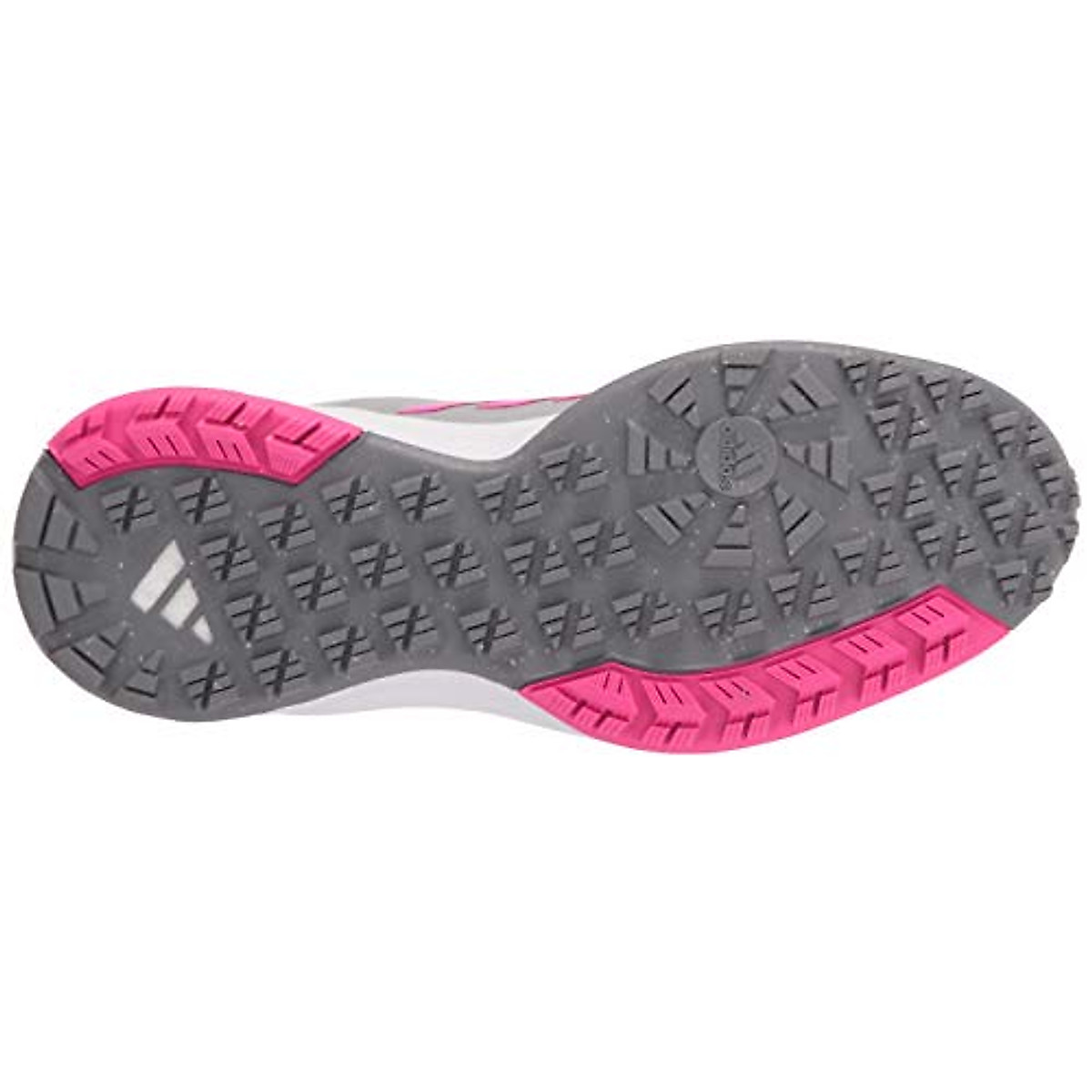 Adidas Women's Golf Shoe, Grey/Screaming Pink/Grey, 8