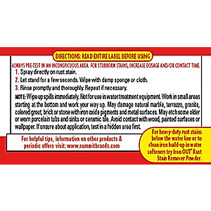 Iron OUT Spray Gel Rust Stain Remover, Remove and Prevent Rust Stains in Bathrooms, Kitchens, Appliances, Laundry, and Outdoors, 24 Ounce, Pack of 6