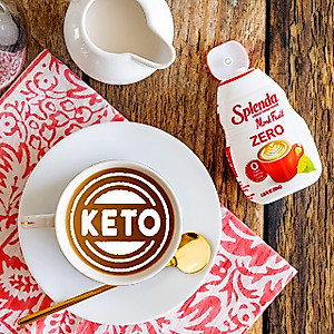 SPLENDA Monk Fruit Liquid Zero Calorie Sweetener Drops, 3.38 Fl Oz Bottle (Pack of 1)