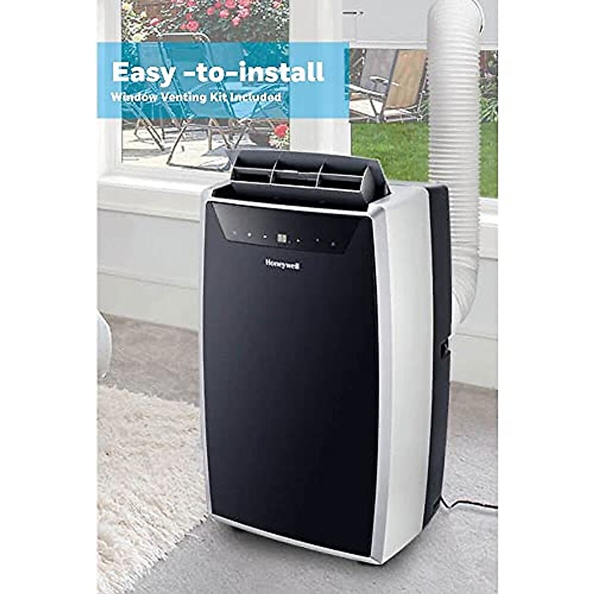 Honeywell R-MN4HFS9 14,000 BTU Dehumidifier & Fan, Heat and Cool Portable Air Conditioner, Black and Silver - Certified Refurbished