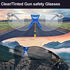 Yewltvep Shooting Ear Protection Earmuffs with Hard Storage Case, Earmuffs for Shooting Range, Gun Gange Hearing Protection with Shooting Glasses, Earplugs, Carrying Case-Hearing Ear Protection Kit