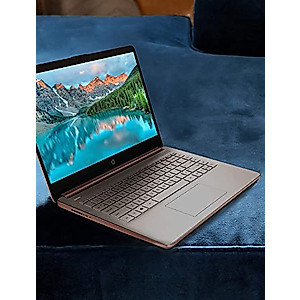 HP 14 Laptop, AMD 3000 Series Processor, 32GB RAM, 1TB Storage, 14-inch Micro-Edge HD Display, Long Battery Life, Webcam, Thin & Portable, Windows 10 + One Year of Office365, Rose Gold
