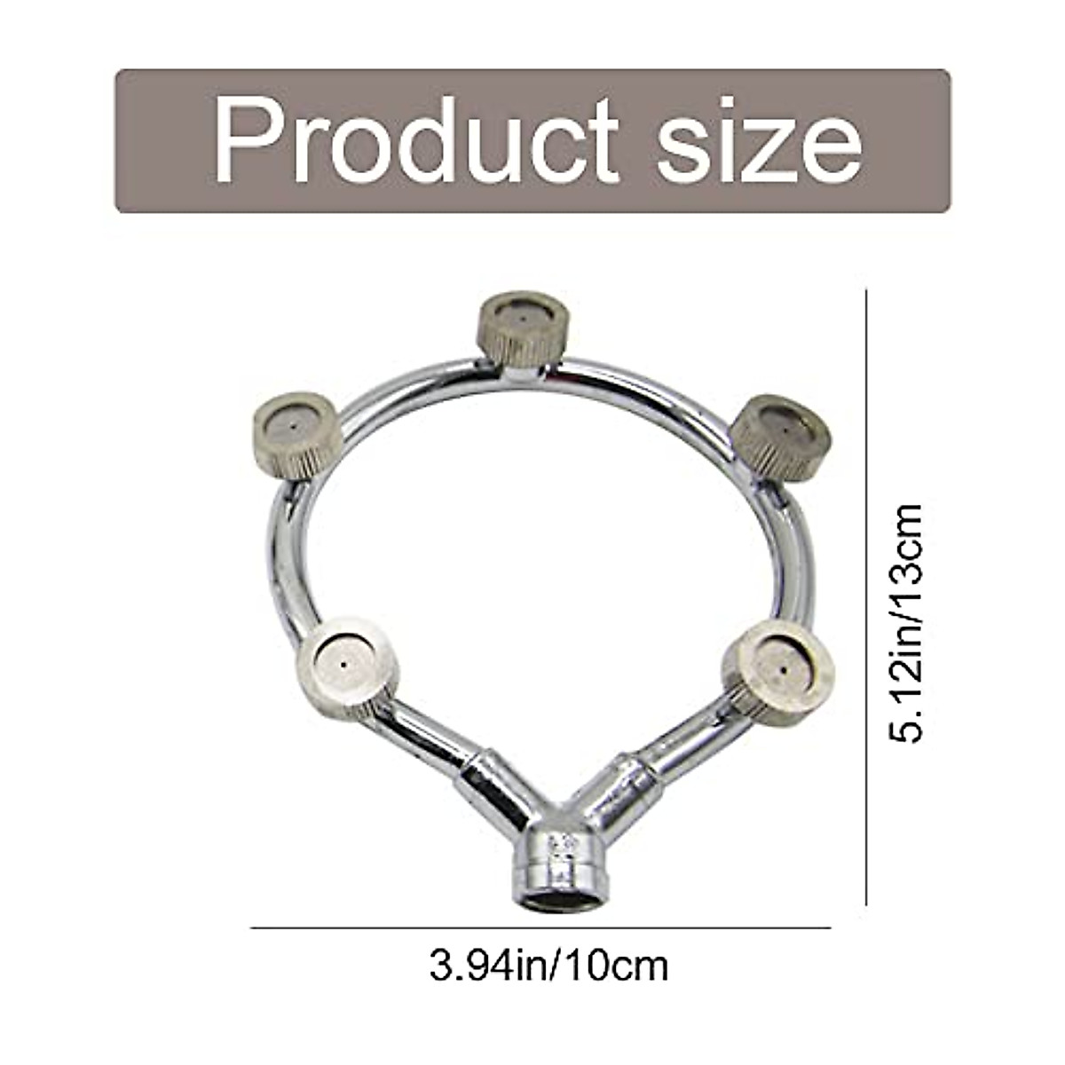 Atomizing Nozzles Stainless Steel Misting Nozzles Ring Shaped Porous Atomizing Misting Sprayers for Garden Humidification Spraying