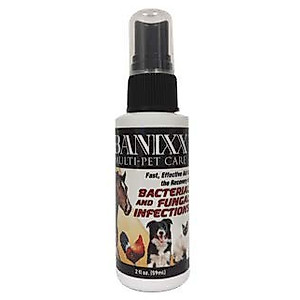 BANIXX Dog/Cat Ear Infection, Hot Spot & Ringworm Treatment, Itchy Skin Relief & Ear Cleaner-2oz