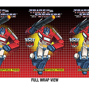 Transformers OFFICIAL Optimus Prime Black 24 oz Insulated Canteen Water Bottle, Leak Resistant, Vacuum Insulated Stainless Steel with Loop Cap