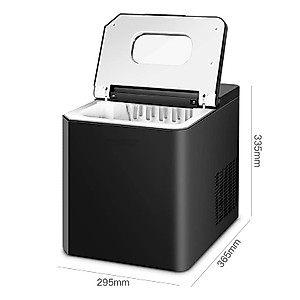 BybAgs ICES Ice Maker Commercial Milk Tea Shop Bar Table Bar Ktv Full Automatic Household Round Ice Maker Small