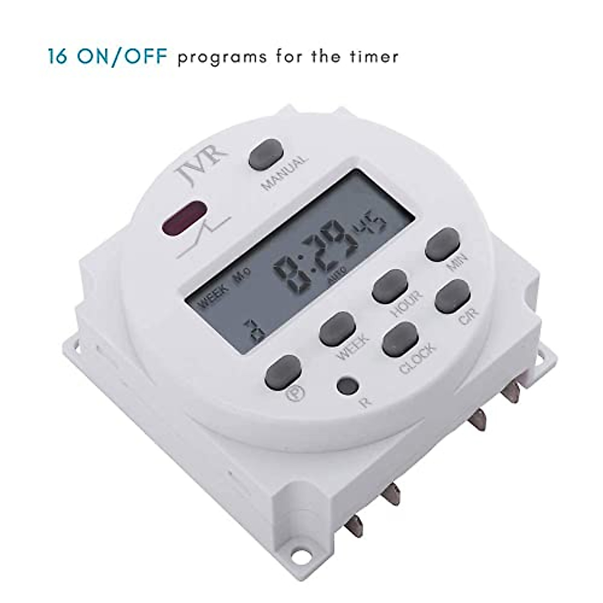 12V Timer Switch - Programmable, DC/AC/Solar Battery Powered | 12 Volt Timer Relay