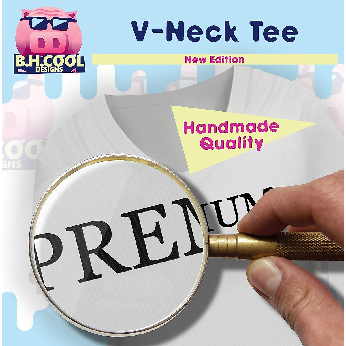 BH Cool Designs got dildo? - Women's Soft & Comfortable Deep V-Neck T-Shirt, Black, XX-Large