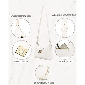 ANNASPEAK Crossbody Bag for Women Purse Handbag Leather Shoulder Bag with 2 Straps Pockets Hobo Clutch for Travel, Black