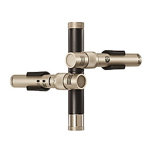 Shure KSM141/SL Stereo Pair with (2) KSM141, (2) Foam Windscreens, A27M Stereo Microphone Adapter and Carrying Case