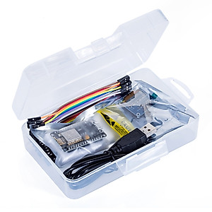 ThingPulse #1 NodeMCU ESP8266 WiFi IoT Starter Kit, Compatible with Arduino, Comprehensive Manual with Exercises