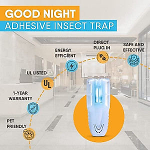 Gnat Traps for House Indoor, Venus Fly Trap for Indoors, Gnat Traps, Fly Catchers for Inside Home, Bug Catcher, Gnat Killer Indoor, Indoor Fly Trap, Flying Insect Trap, Plug in Bug Catcher Indoor