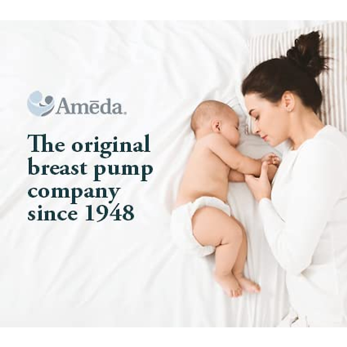 Ameda HygieniKit Silicone Replacement Diaphragms, Clear, Closed-System Pumping, Breastfeeding Equipment & Accessories (2 Count)