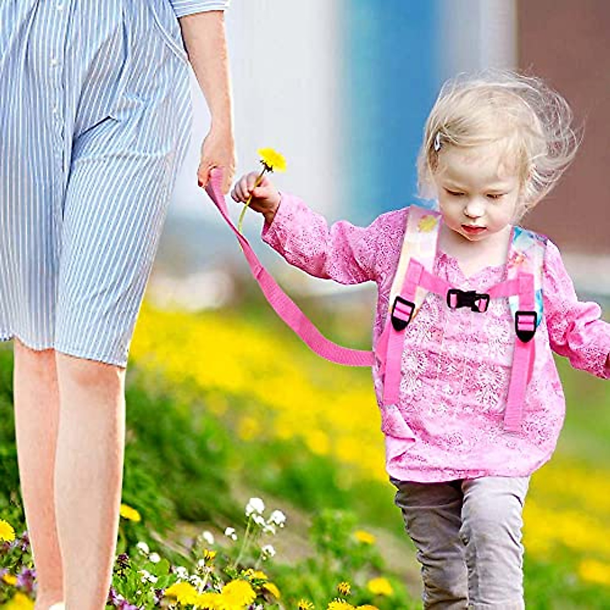 Toddler Backpack with Leash, Unicorn Safety Harness Leashes, Mini Bookbag for Children Baby Little Girls