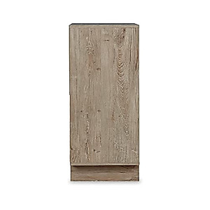 Signature Design by Ashley Oliah Contemporary 4 Drawer Chest of Drawers, Natural Wood Grain