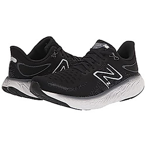 New Balance Men's Fresh Foam X 1080 V12 Running Shoe, Black/Thunder/White, 10.5 Wide