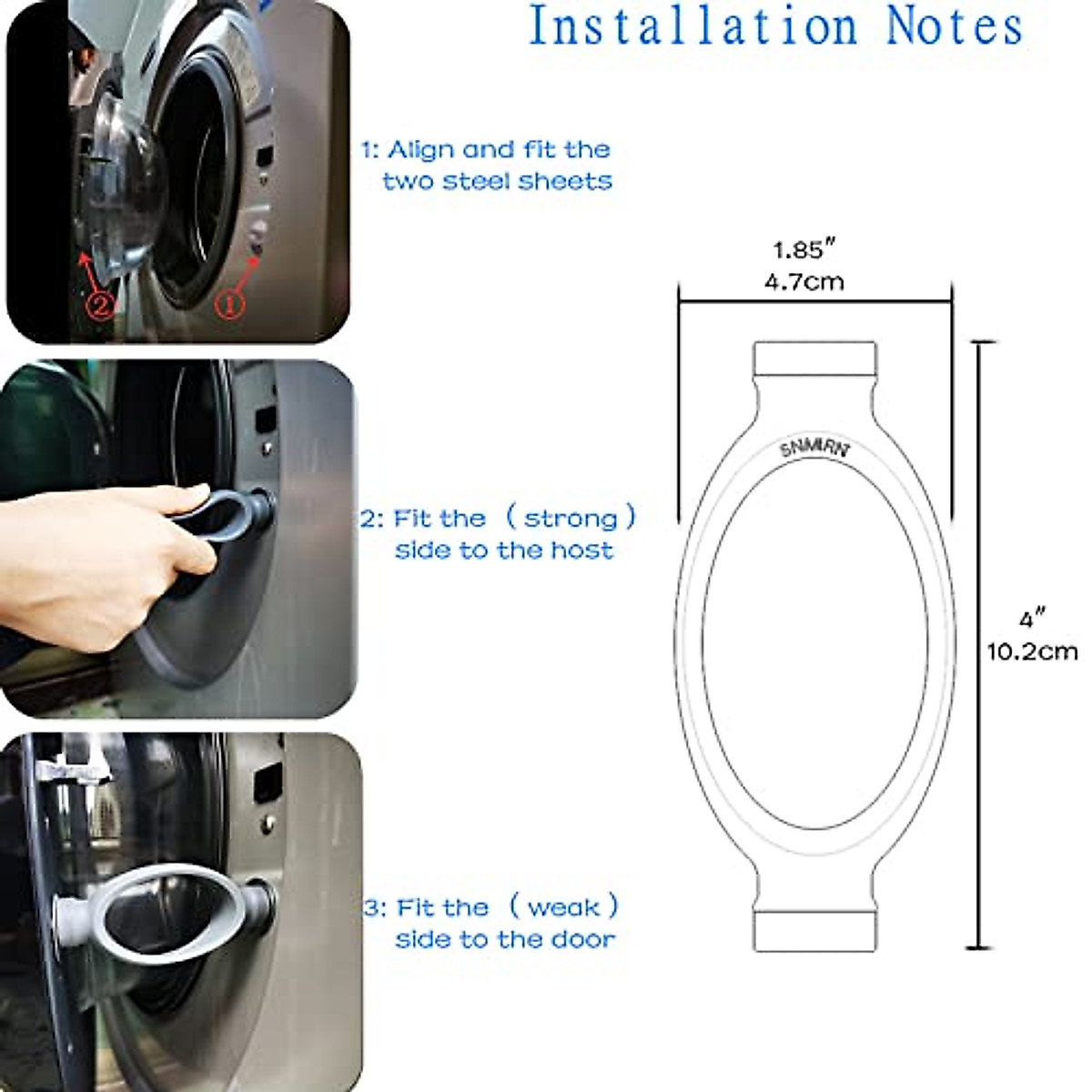 washing machine door prop,prevent holdy moldy Helps your Washer Dry Properly to Prevent Odors (dark grey)