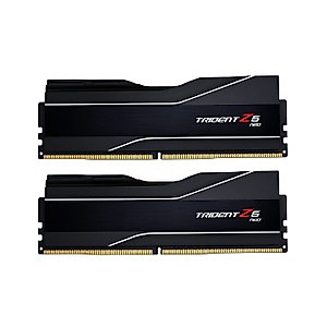 G.SKILL Trident Z5 Neo Series (AMD Expo) DDR5 RAM 32GB (2x16GB) 5600MT/s CL28-34-34-89 1.35V Desktop Computer Memory UDIMM - Matte Black (F5-5600J2834F16GX2-TZ5N)