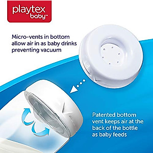 Playtex Baby VentAire Newborn Gift Set, Includes Anti-Colic Feeding Essentials to Meet Your Baby's Growing Needs