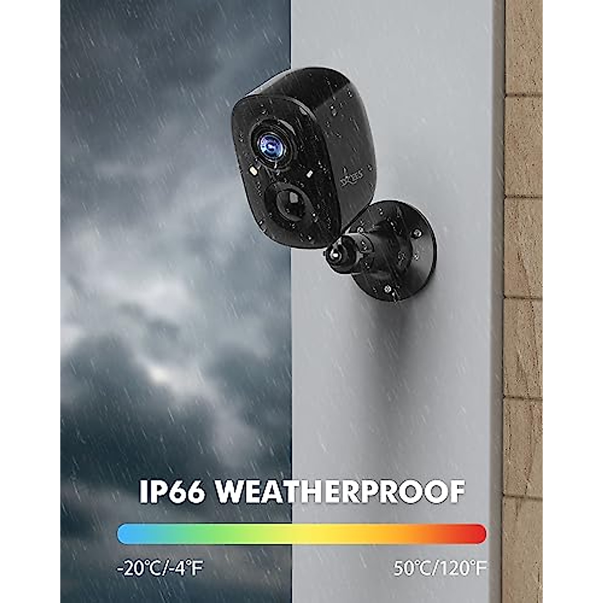 Dzees Security Camera Outdoor Wireless - Battery Powered WiFi Outdoor Camera Wireless, Smart Bird Feeder with Camera, AI Identify Bird Species, Auto Capture Bird Videos