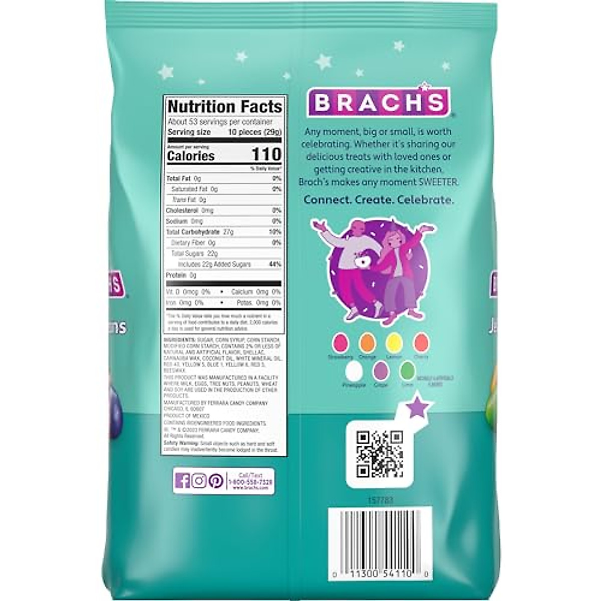 Brach's Classic Jelly Beans, Assorted Flavors, Easter Candy, 54 Ounce Bag (Pack of 2)