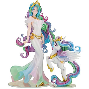 Kotobukiya My Little Pony: Princess Celestia Bishoujo Statue, Multicolor
