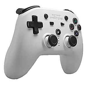 Retro Fighters Defender Bluetooth Controller Next-Gen PS3, PS4 & PC Compatible Wireless (White)