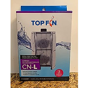 Top Fin CN-L Large Corner Filter Cartridges 3 Count