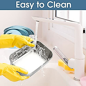 Kabbas Electric Lunch Box Food Heater 70W Leakproof Portable Heated Lunch Boxes for Adults Car Truck Work, Portable Microwave, 12/24V&110/220V Self Heating Lunch Box with 1.8L Removable Container