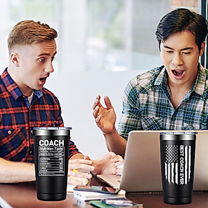 Grifarny Coach Gifts for Men, Women - Best Coach Ever Gifts - Coach Appreciation Gifts - Basketball, Soccer, Football, Baseball, Gymnastics, Dance, Swim, Cheer Coach Gift - Coach Tumbler Cup 20oz