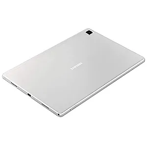 SAMSUNG 2020 Galaxy Tab A7 10.4” Inch 32 GB Wi-Fi Android 10 Touchscreen International Tablet (Silver) Bundle – Slim Trifold Hard Shell Case and 32GB Micro SD Card