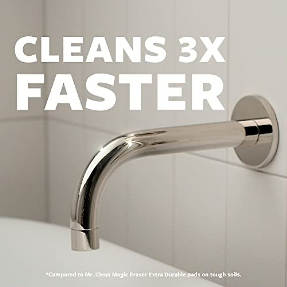 Scotch-Brite Swift Scrub Bath Cleaner Scrubbers, Soap Scum Remover for Cleaning Bathroom, Bathroom Scrubber Pads Safe for Tile, 6 Bathroom Cleaner Scrubbers